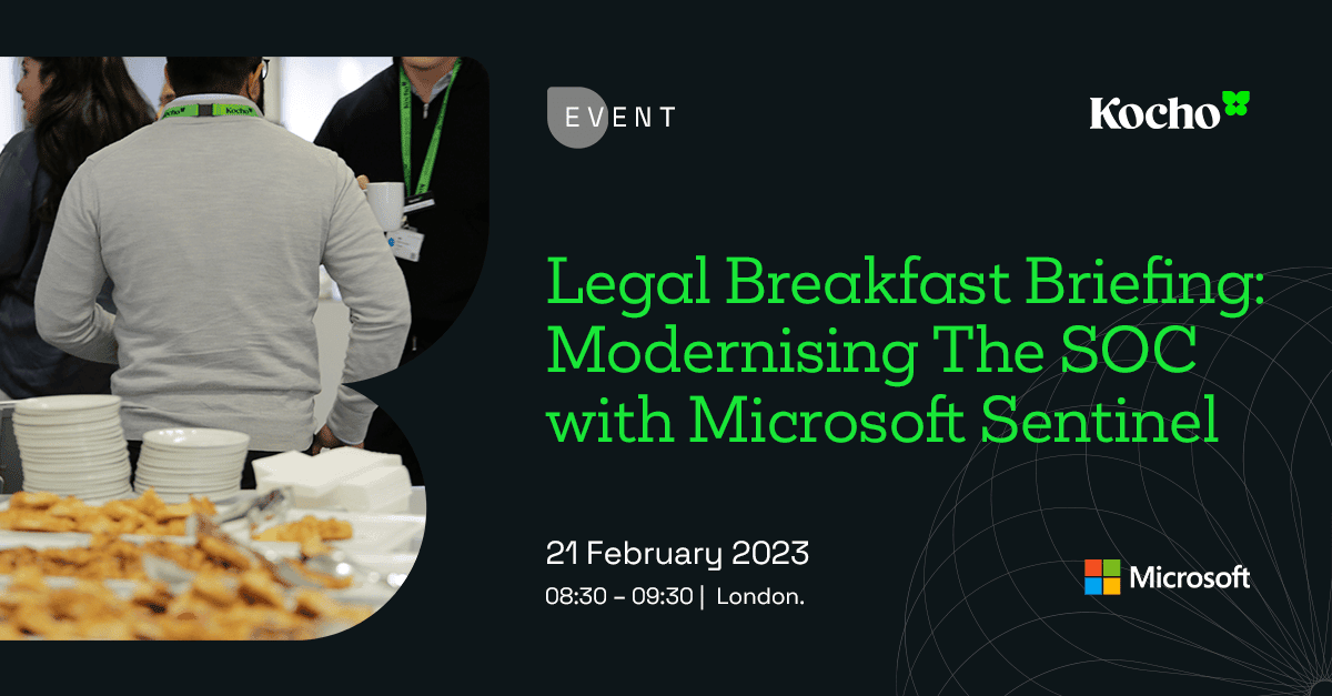 Legal Breakfast Briefing: Modernising The SOC