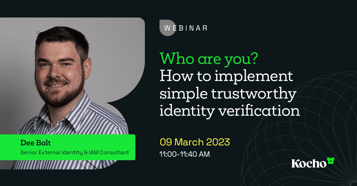 How to implement simple trustworthy identity verification