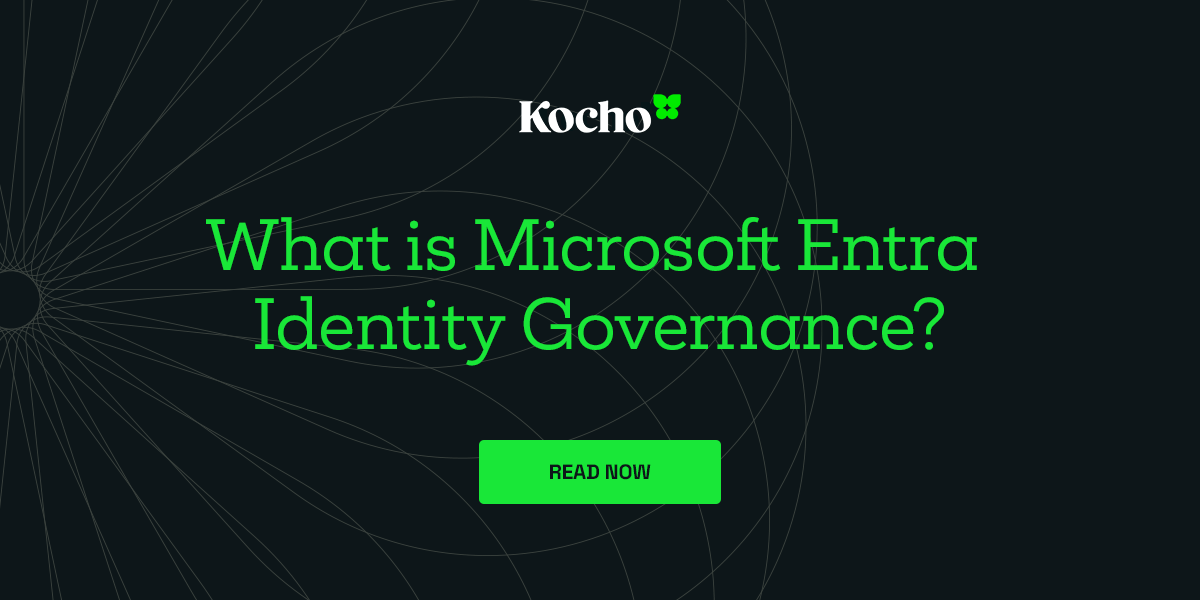 What is Microsoft Entra Identity Governance? | Kocho Blog