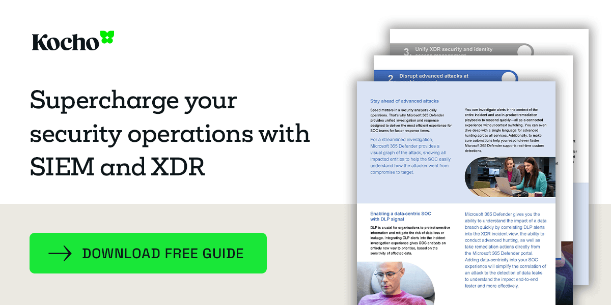 Supercharge Security Operations With SIEM and XDR | Free Guide Supercharge Security Operations With SIEM and XDR | Free Guide