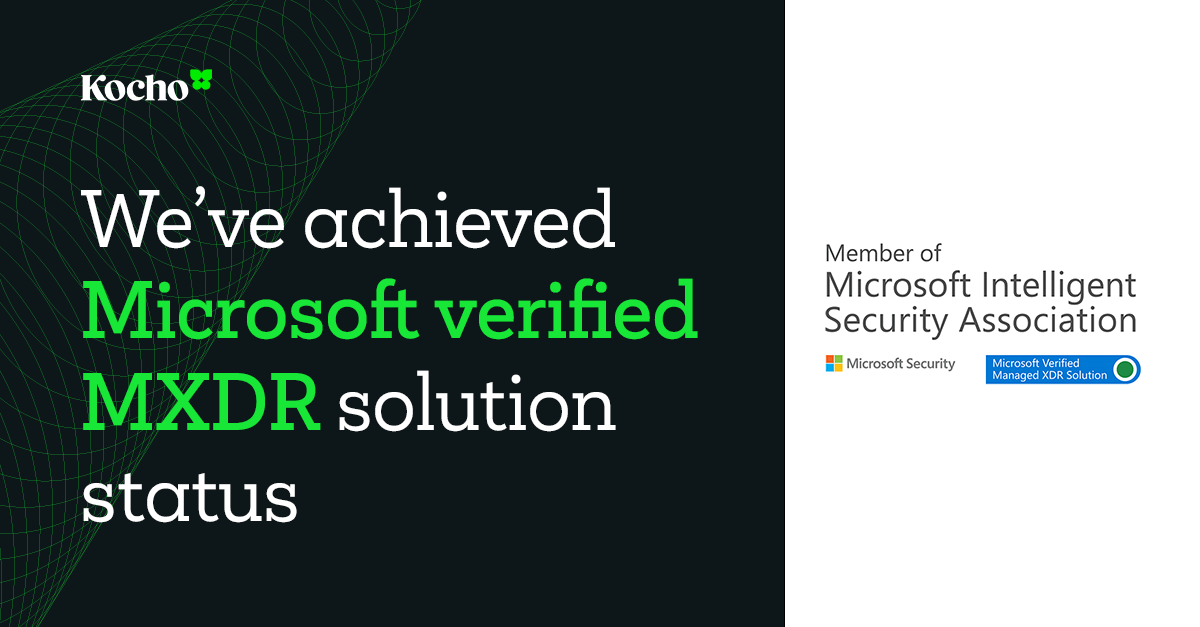 Kocho SecOps Achieves Microsoft Verified MXDR Solution Status