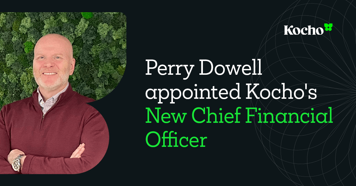 Perry Dowell Appointed Kocho's New Chief Financial Officer